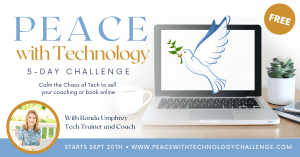 Peace with Technology 5 Day Challenge | Authorartistmomof2